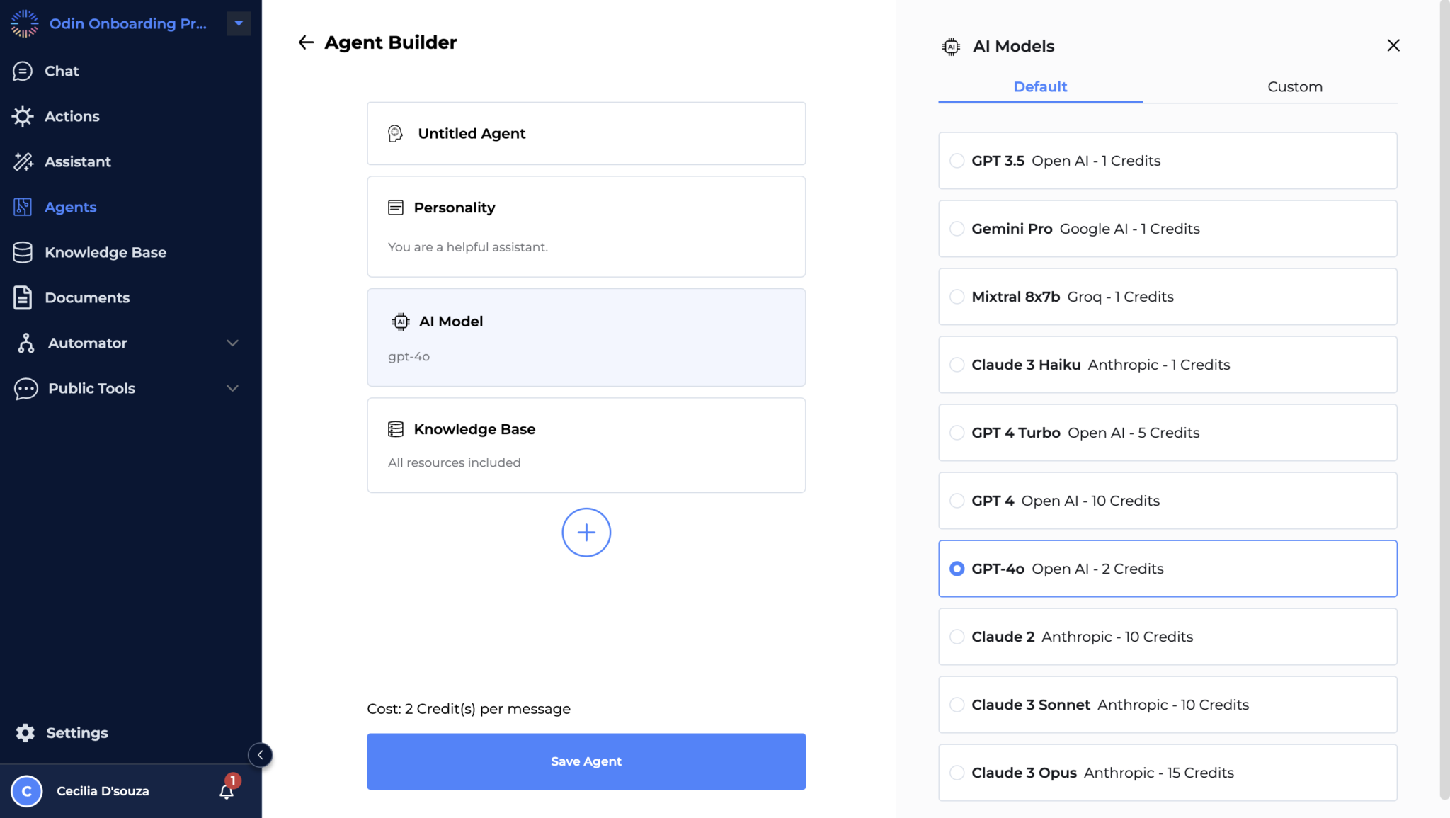 Odin AI Task Automator: Simplifying Multi AI Agent Workflows