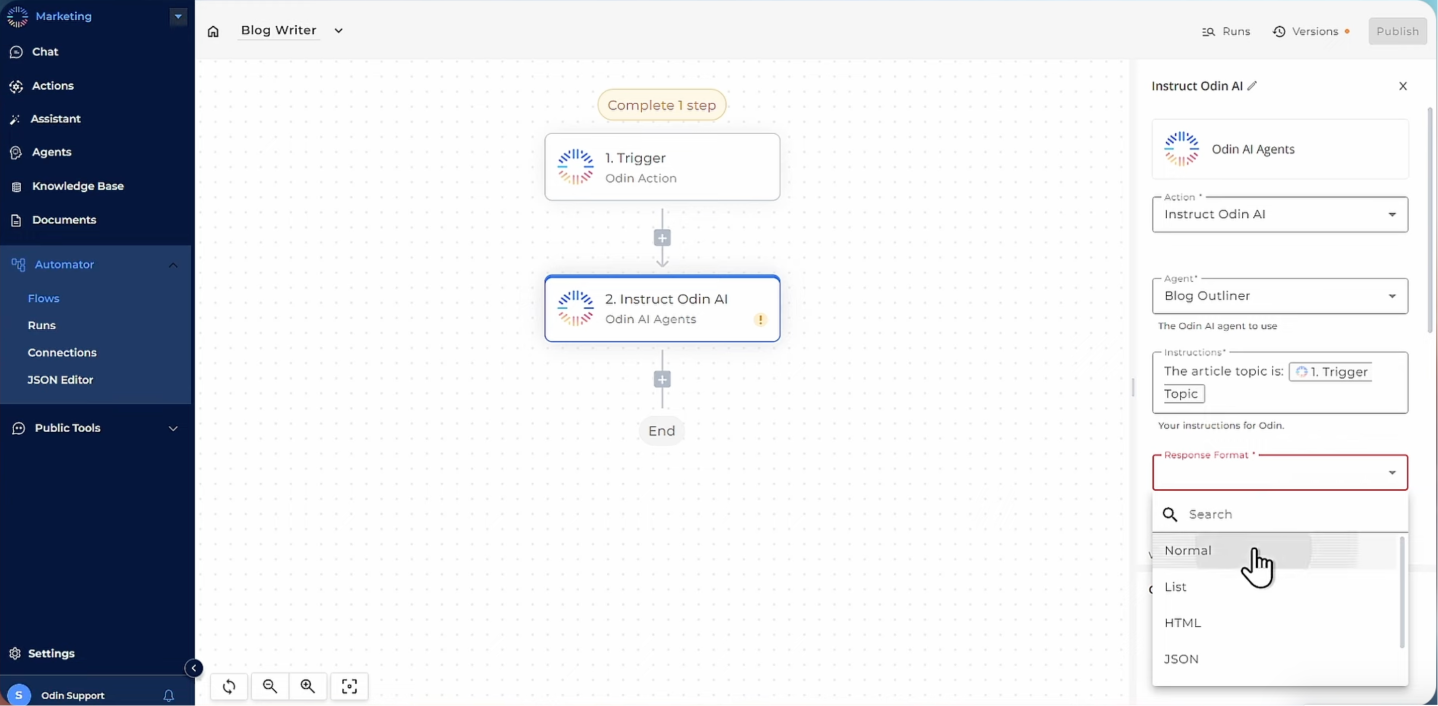 Odin AI Task Automator: Simplifying Multi AI Agent Workflows