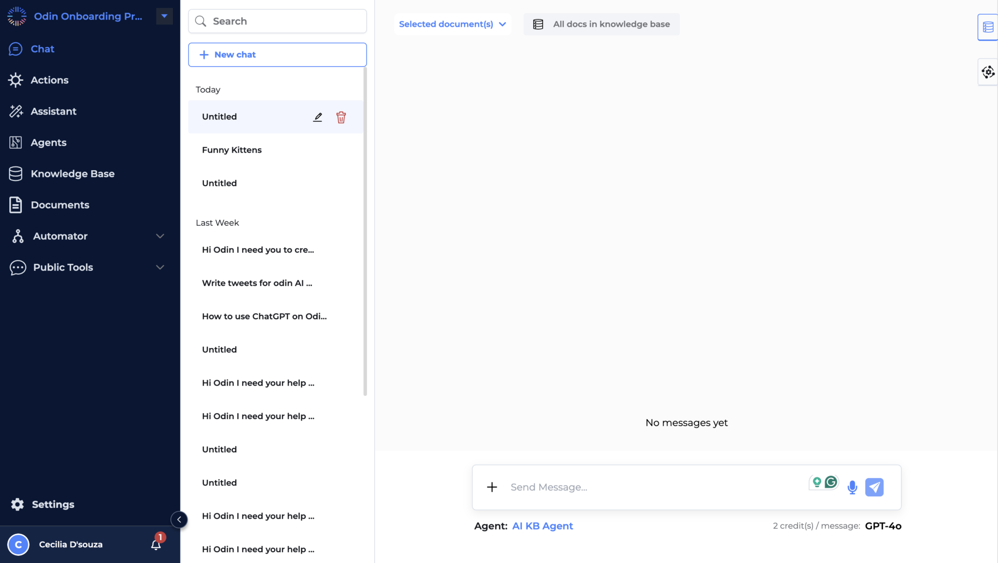 Odin AI Task Automator: Simplifying Multi AI Agent Workflows
