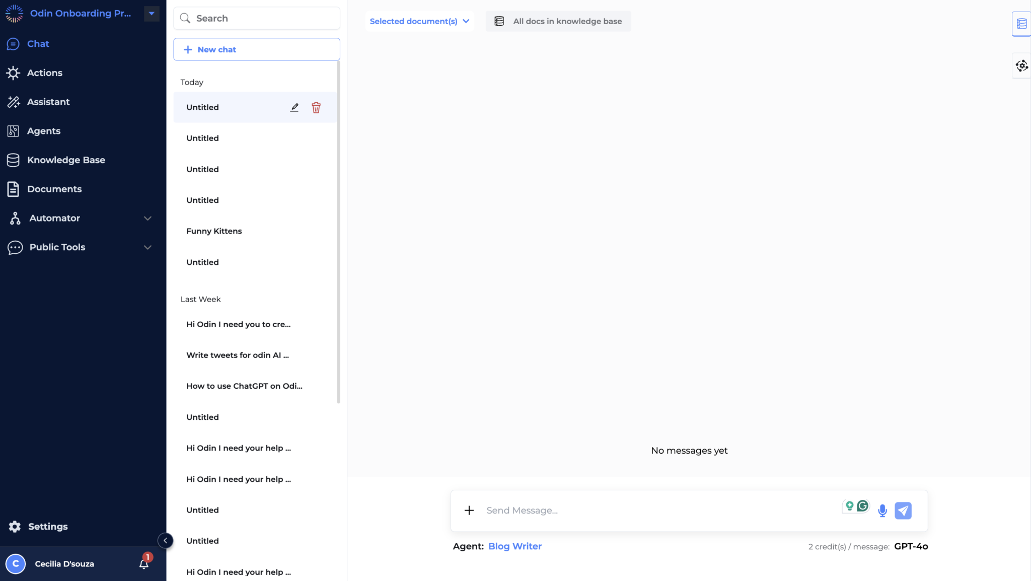 Odin AI Task Automator: Simplifying Multi AI Agent Workflows