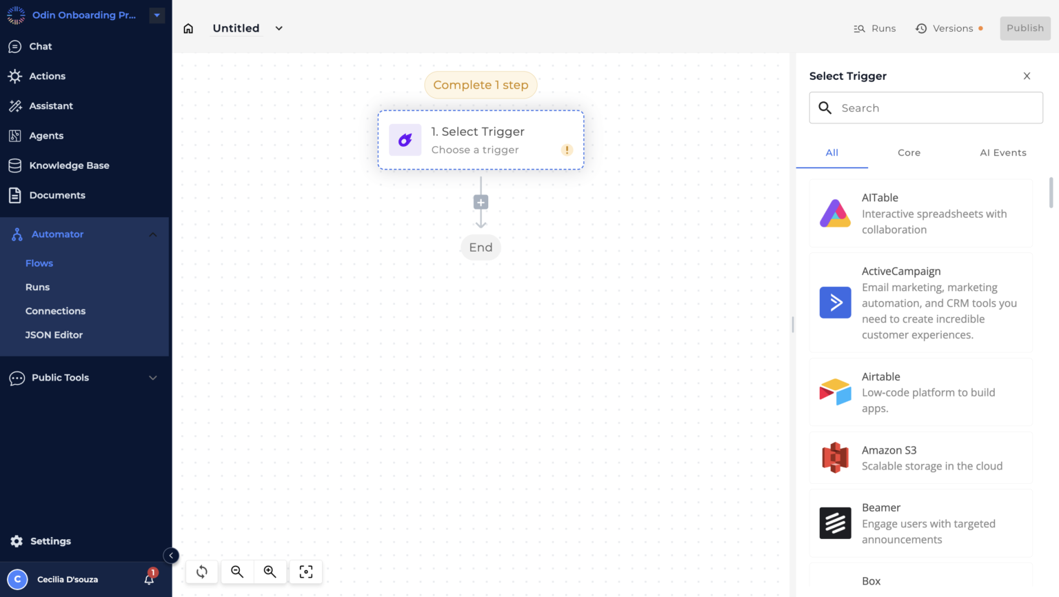 Odin AI Task Automator: Simplifying Multi AI Agent Workflows