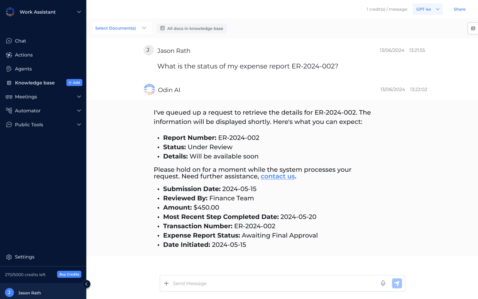 Odin AI’s Conversational Support: The Ultimate AI Work Assistant for ...