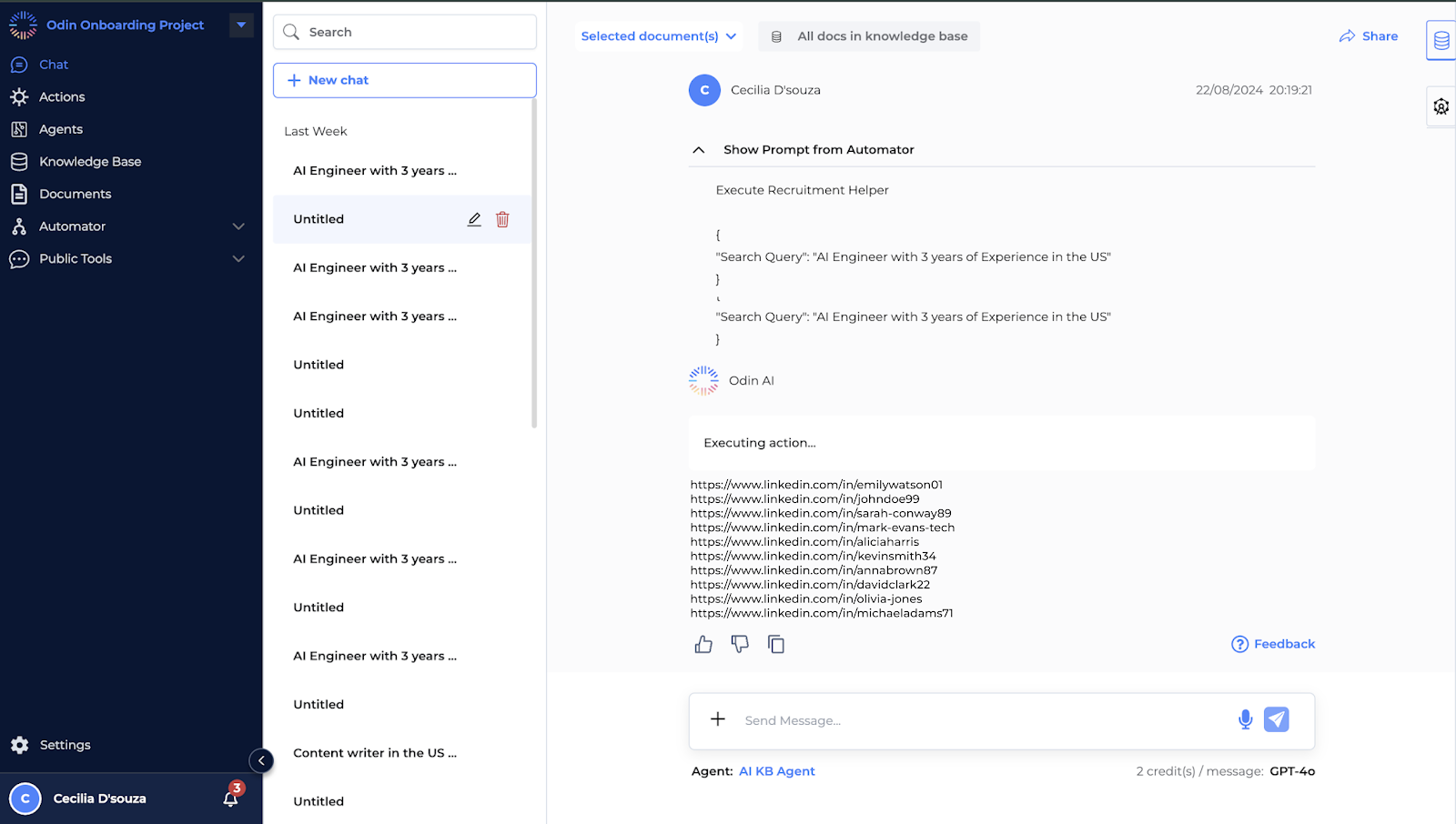 A Guide to Setting Up An AI Recruiting Assistant