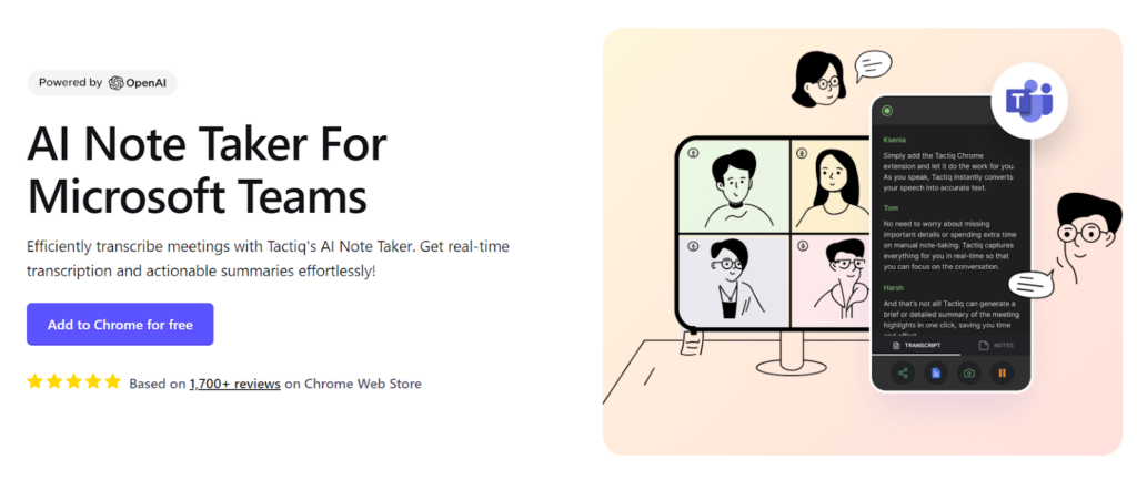 5 Best Microsoft Teams AI Note Taker Tools for Your Meetings